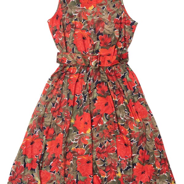 Red Poppy Dress - Etsy