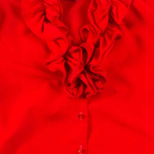 Ruffled Poet Shirt - Etsy