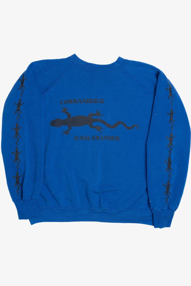 Vintage commander Salamander Sweatshirt 1990s - Etsy