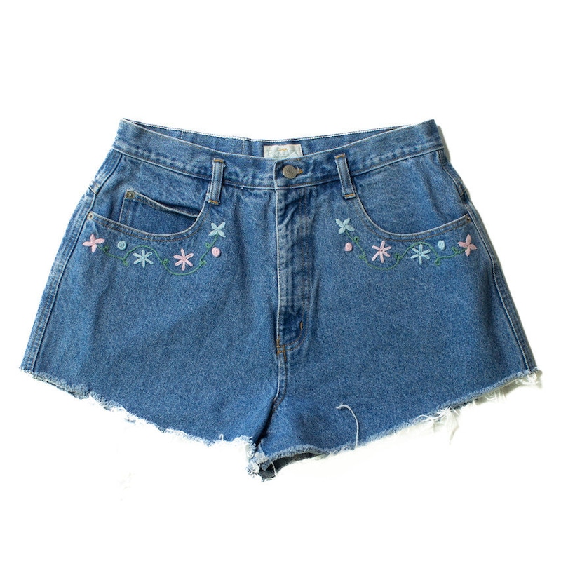Embroidered Shorts Men - Etsy