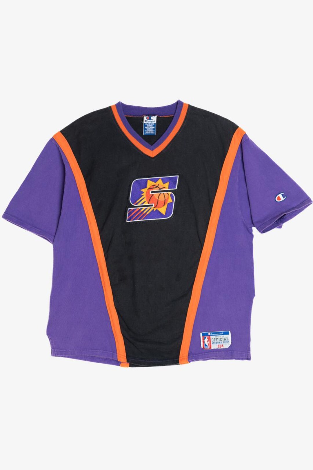 Vintage Phoenix Suns NBA Color Block Patch Champion T-shirt 1990s - Etsy
