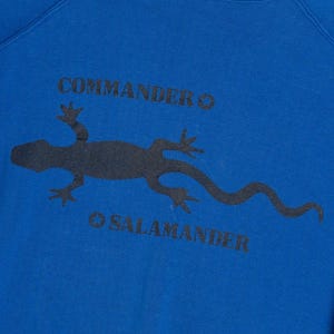 Vintage commander Salamander Sweatshirt 1990s - Etsy