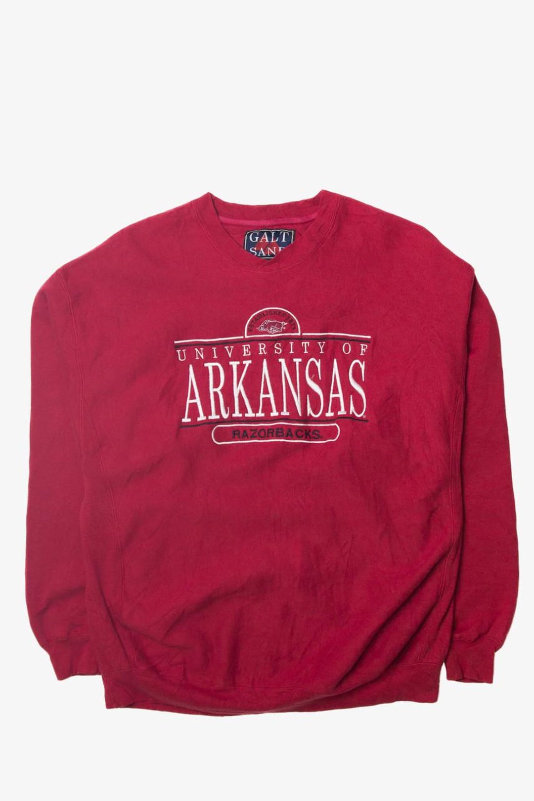 Galt Sand university of Arkansas Razorbacks Sweatshirt - Etsy