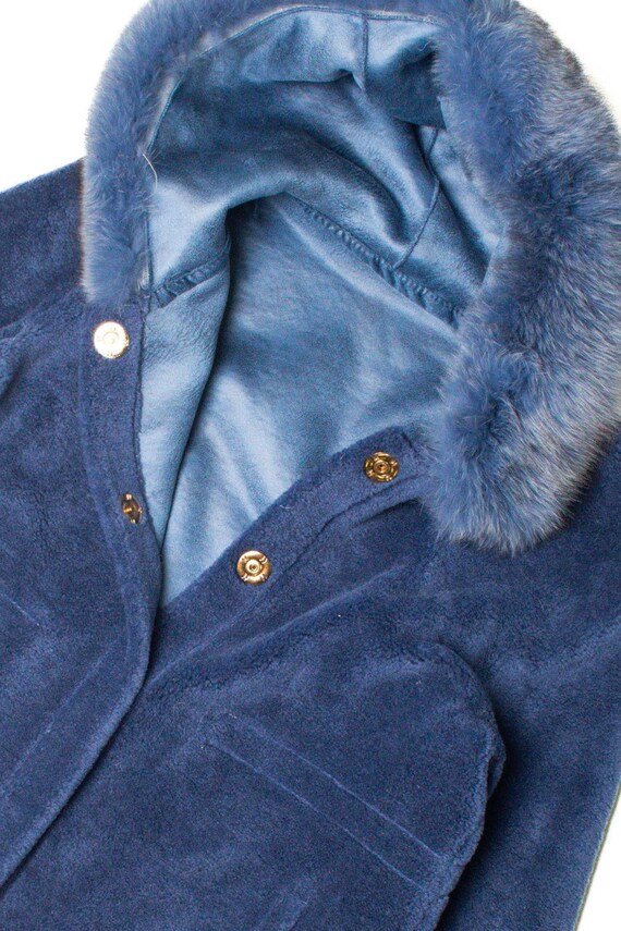 Baby Blue Fur Coat - Gem
