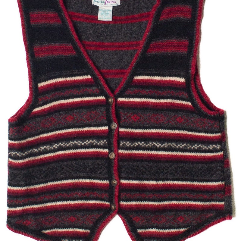 Wool Sweater Vest - Etsy