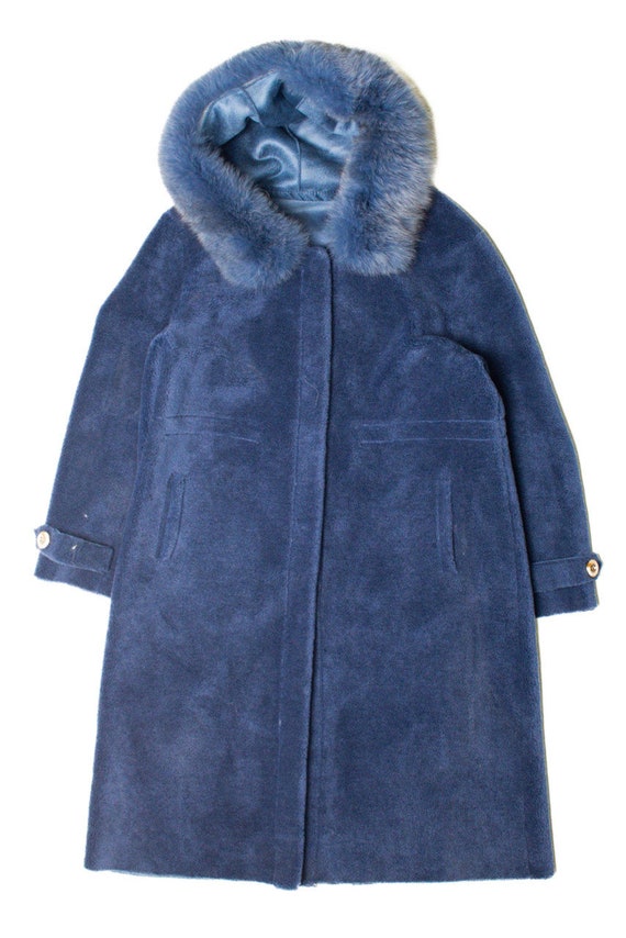 Baby Blue Fur Coat - Gem
