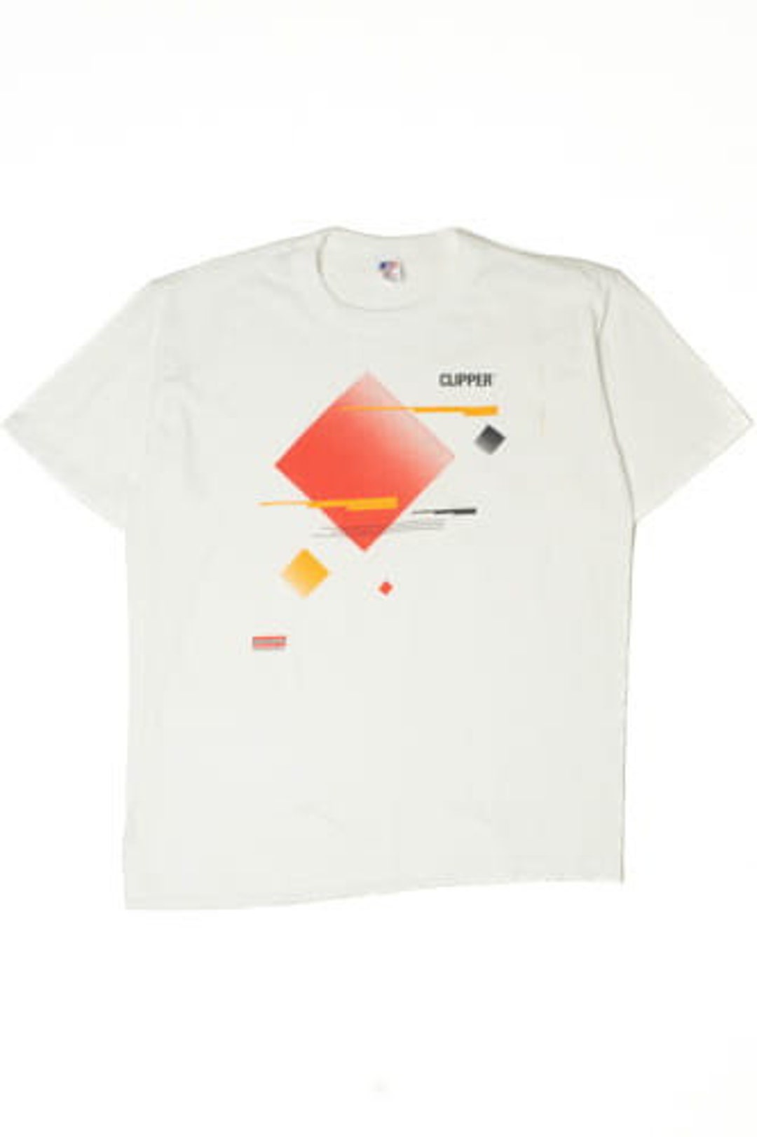 Vintage "clipper" Geometrical Graphic T-shirt - Etsy