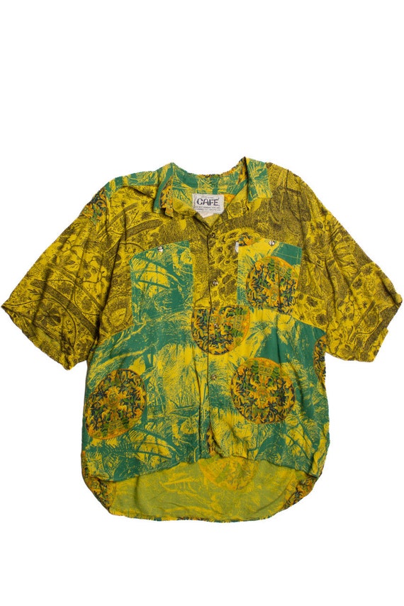 Vintage 80s graphic button - Gem