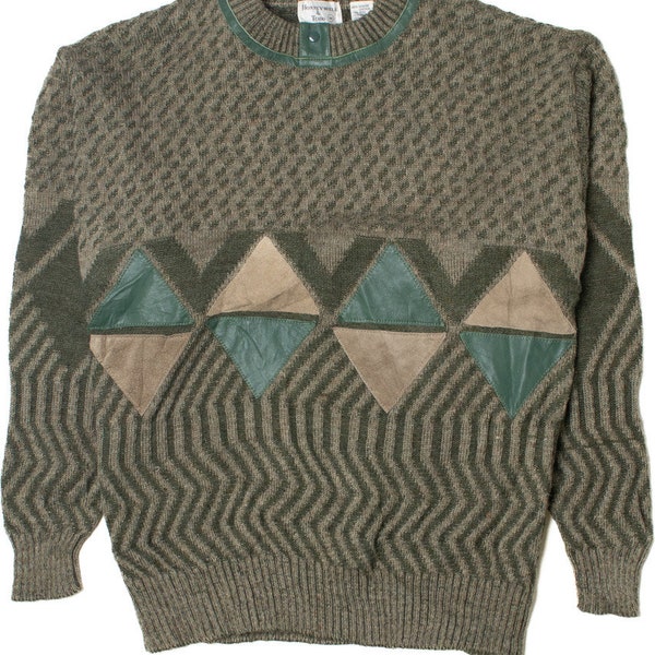 80s Triangle Sweater - Etsy