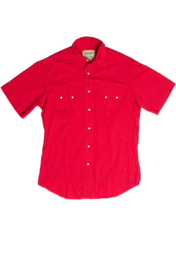 Vintage Wrangler Button Down Large - Gem