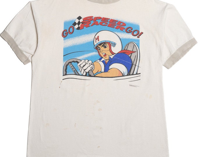 Vintage 1993 "go Speed Racer Go!" Ringer T-shirt - Etsy