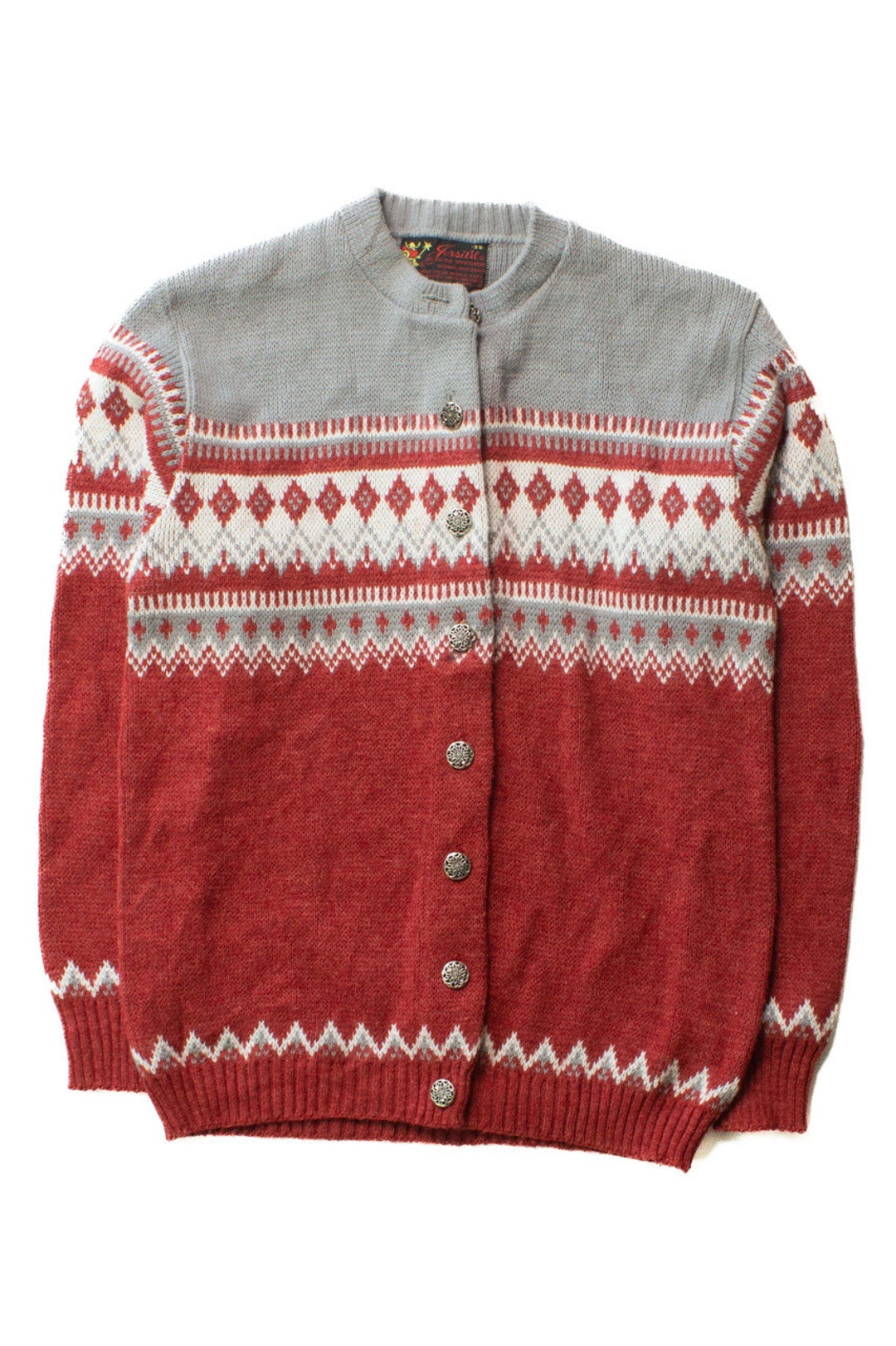 Vintage Jersild Cardigan Sweater (1980s) - Etsy