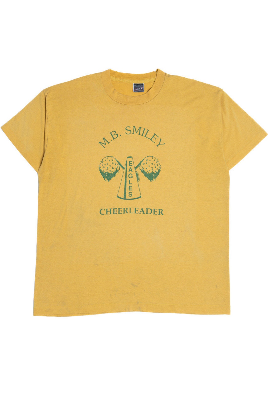 Vintage m.b. Smiley Eagles Cheerleader T-shirt - Etsy