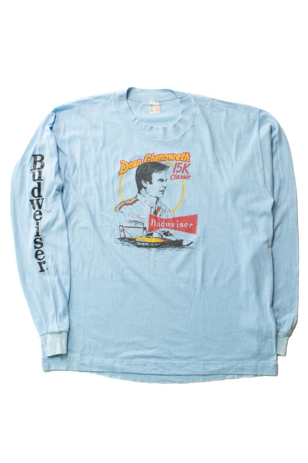 Vintage Dean Chenoweth Budweiser Long Sleeve T-shirt (1983) - Etsy