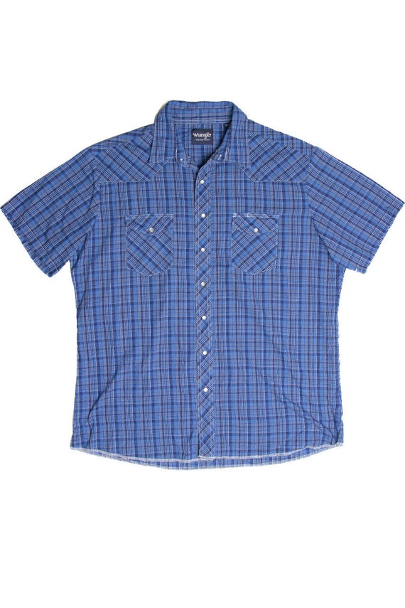 Blue wrangler button - Gem