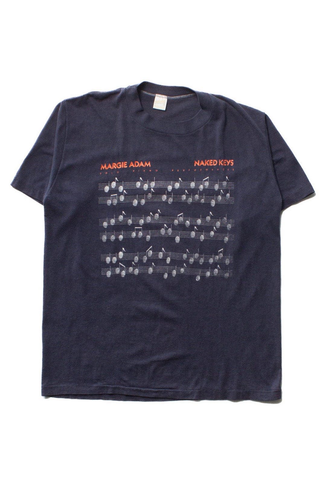Vintage Margie Adam Naked Keys T Shirt 1980s Etsy
