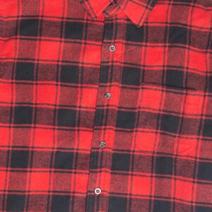 Red Buffalo Plaid Flannel - Etsy