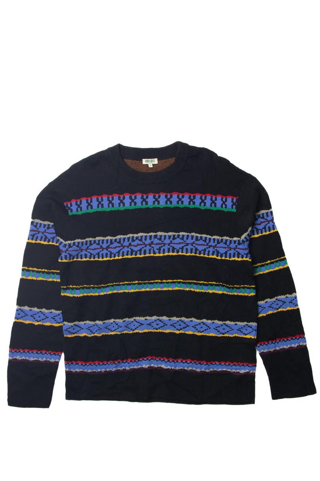 Kenzo Striped Sweater - Etsy