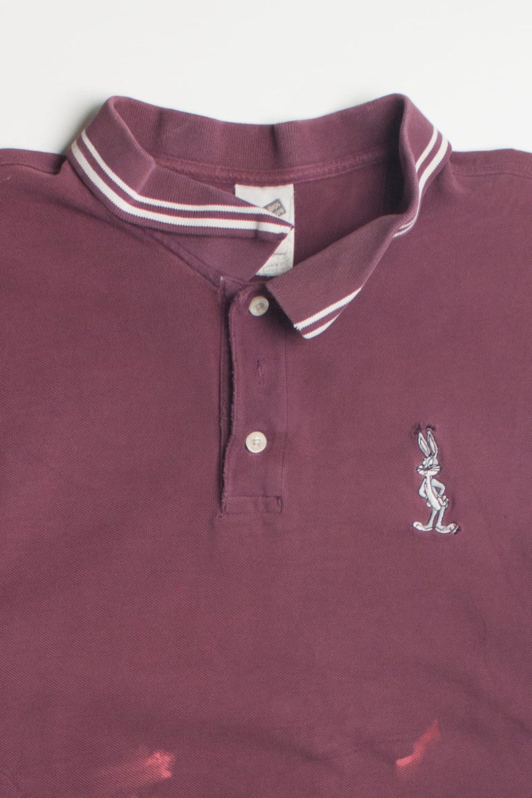 Vintage Bugs Bunny Patch Polo Shirt - Etsy