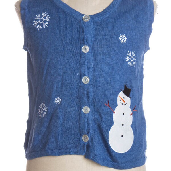 Snowman Vest - Etsy
