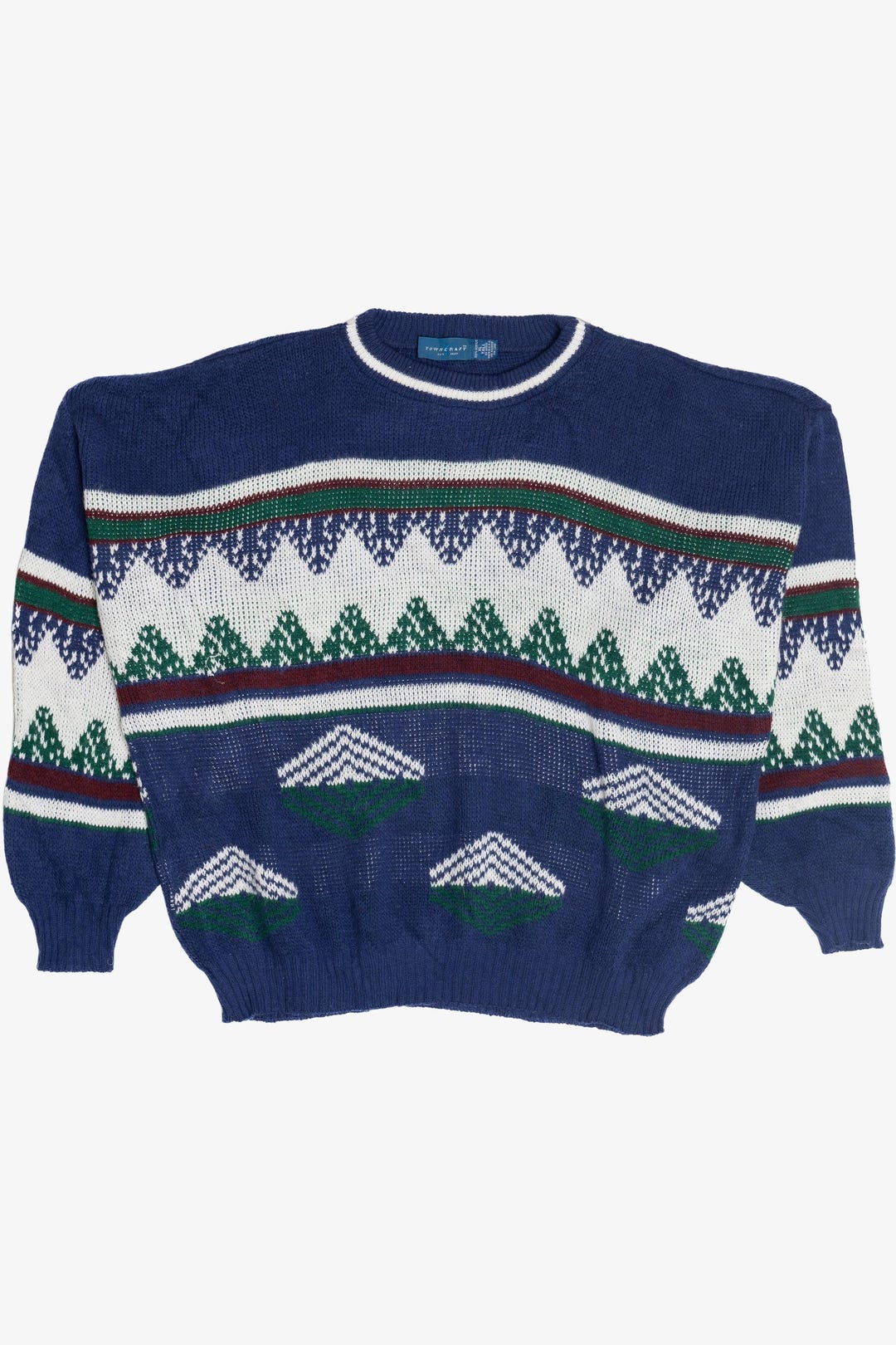 Vintage Towncraft 80s Sweater (1980s) - Etsy
