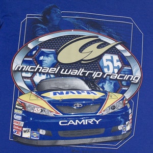 Michael Waltrip #55 NASCAR Racing Front/back Print T-shirt - Etsy