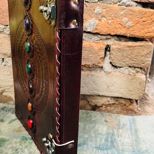 Personalize Leather Ring Binder, Leather Portfolio for Men, Leather 2/3 ...