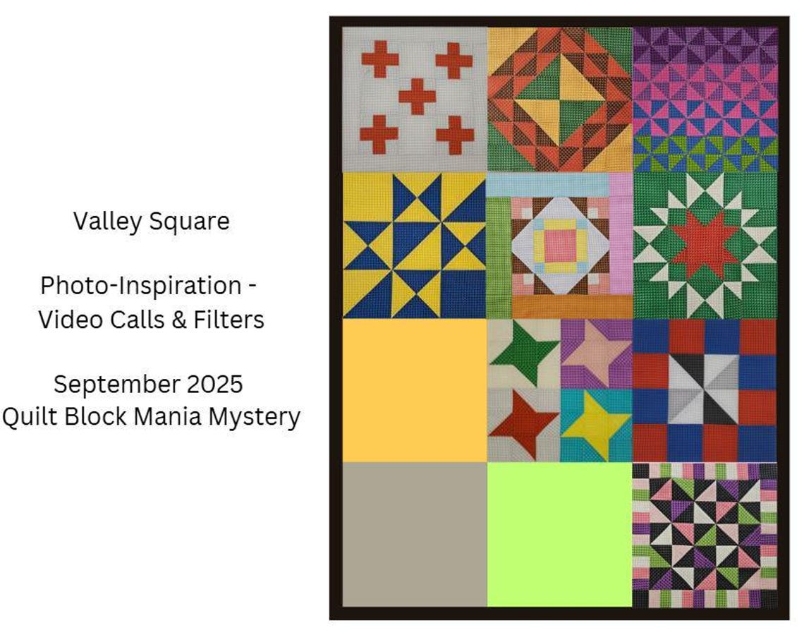 Valley Square Quilt Block Pattern – September 2025 (digital Download ...
