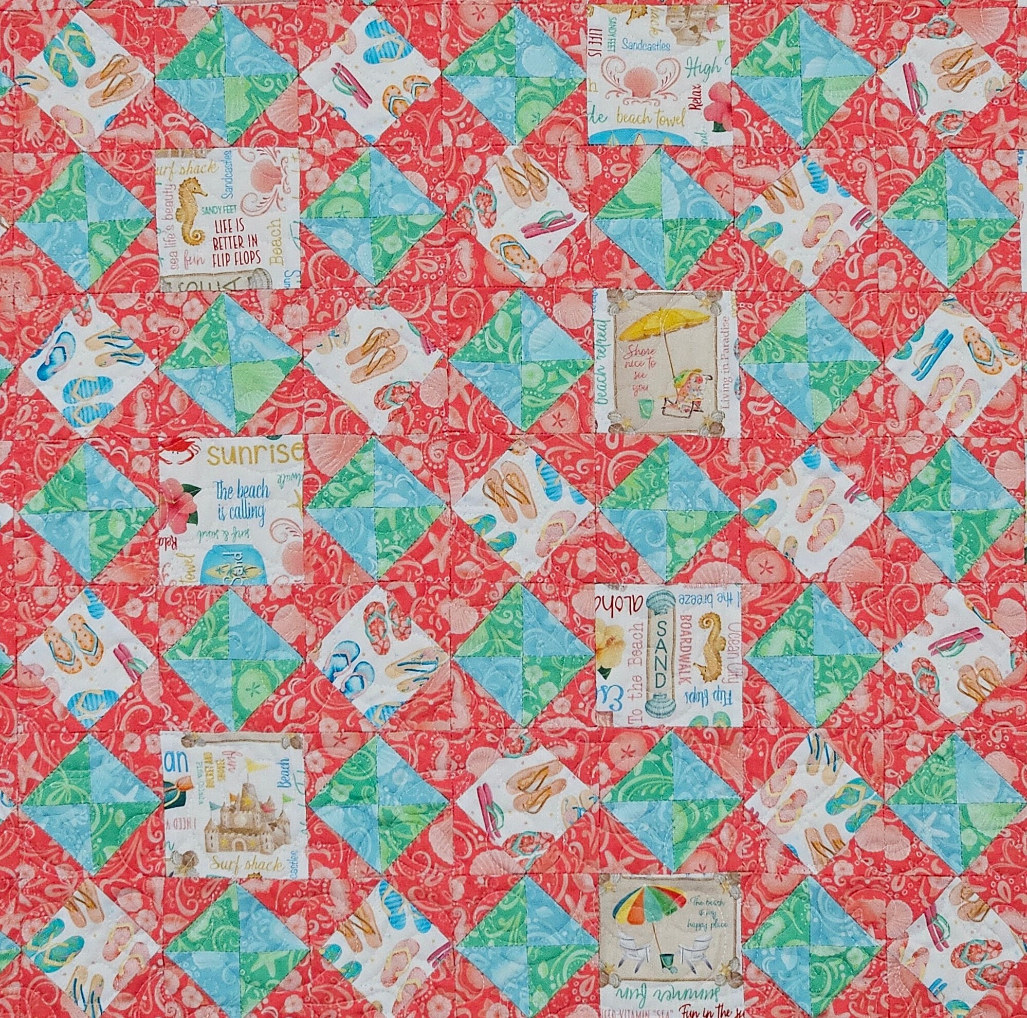 Beach Blanket Quilt Pattern - Etsy