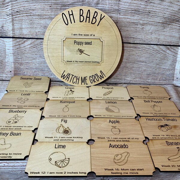 Pregnancy Tracking Board - Etsy