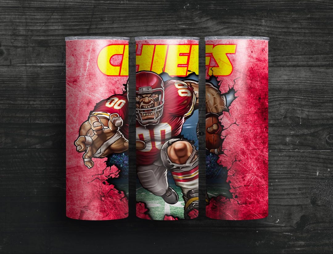 Kansas City Chiefs Football Tumbler, Fan Art, American Football ...