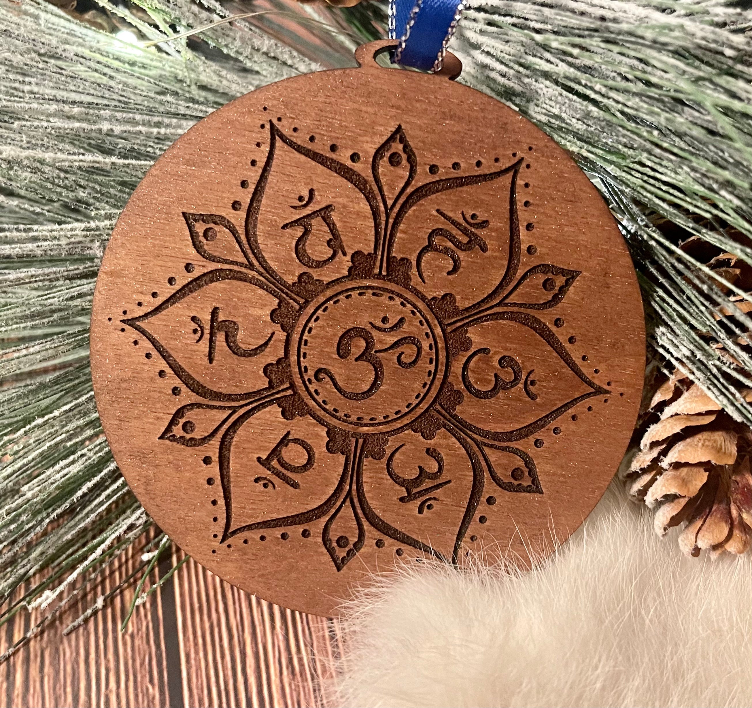 Ill Be Om for Christmas Seven Chakra Ornament Chakra - Etsy