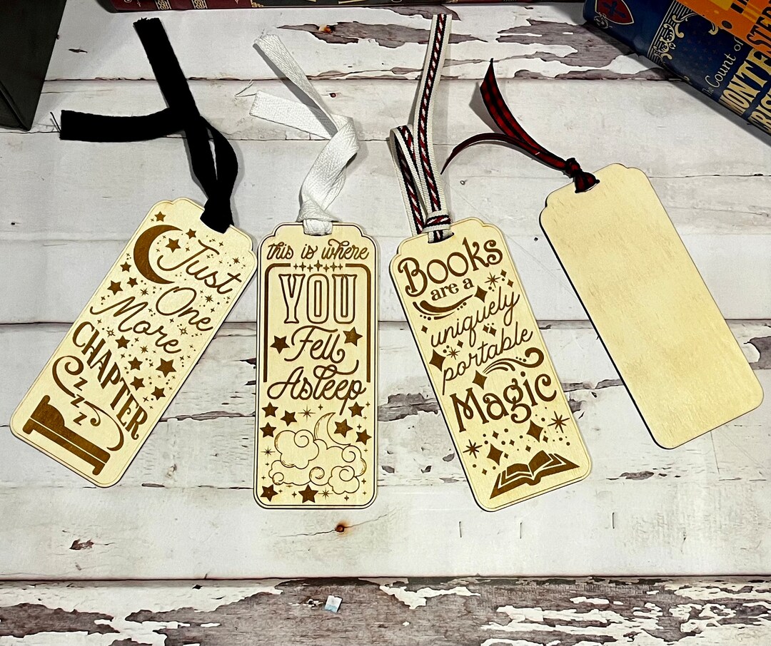 Bookmarks, Bookworm, Wooden Bookmarks, One More Chapter, Portable Magic ...