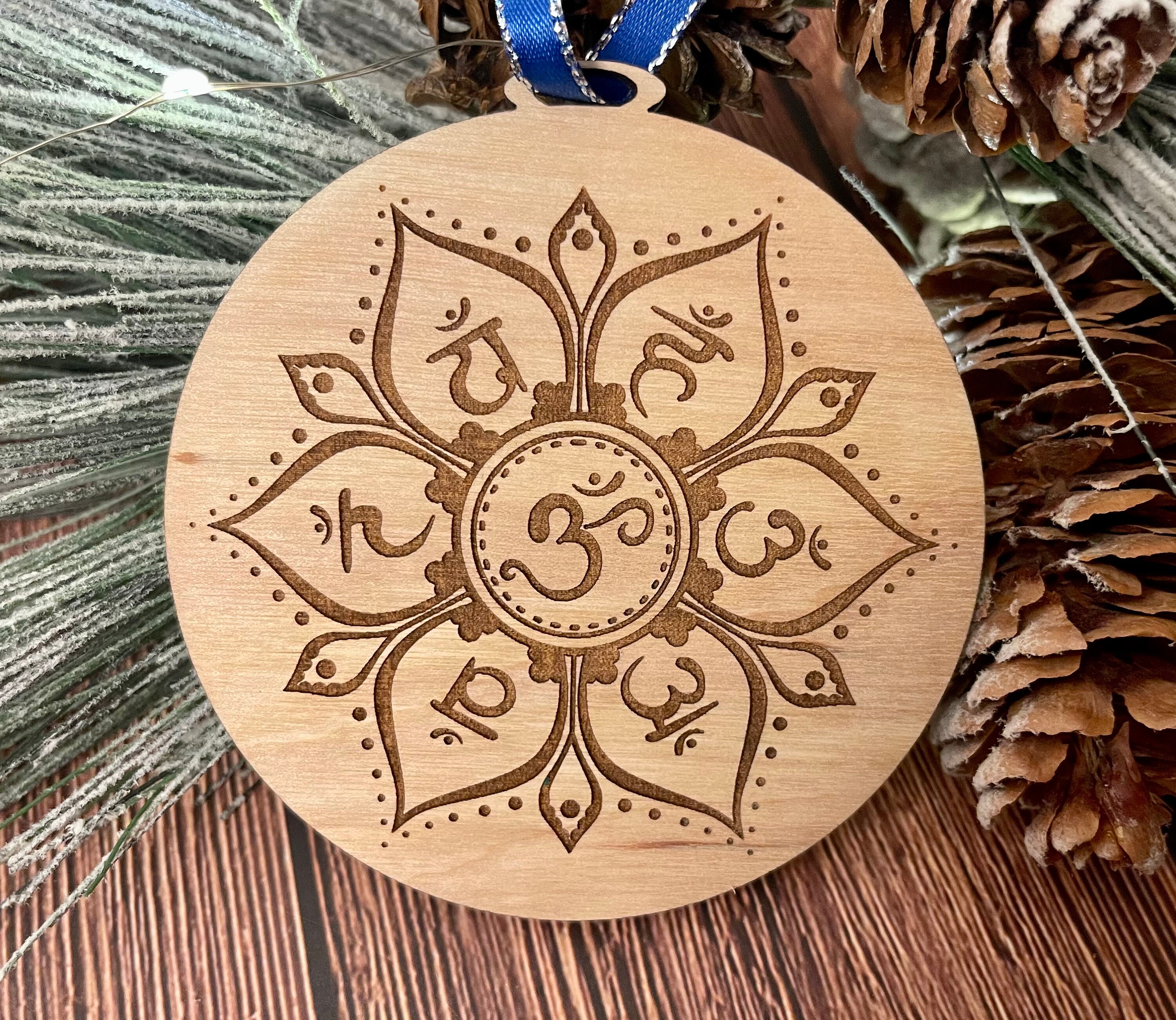 Ill Be Om for Christmas Seven Chakra Ornament Chakra - Etsy