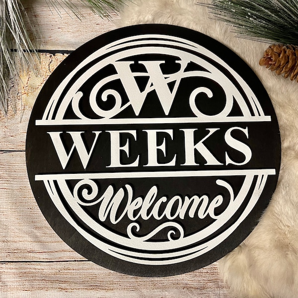 Chalet Welcome Sign - Etsy