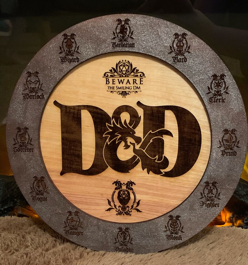 D&D Wall Plaque Dungeons and Dragons Customizable Upon | Etsy