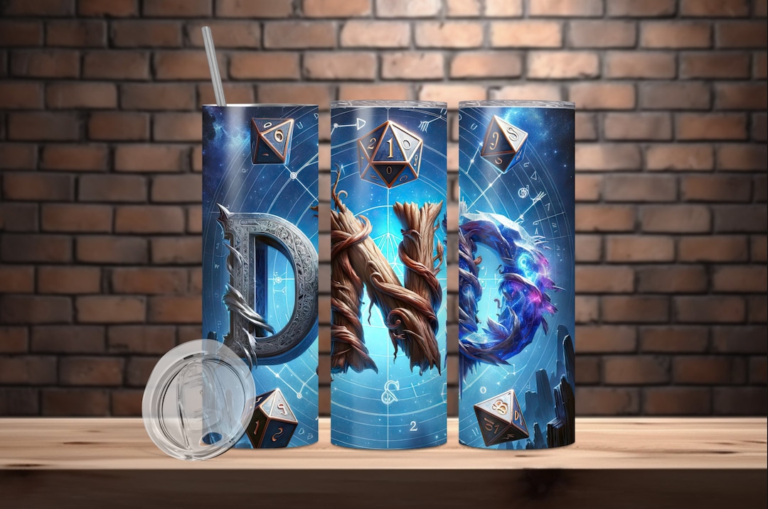 Epic DND Tumbler, D&D Themed, Dungeons and Dragons Art, Elemental ...