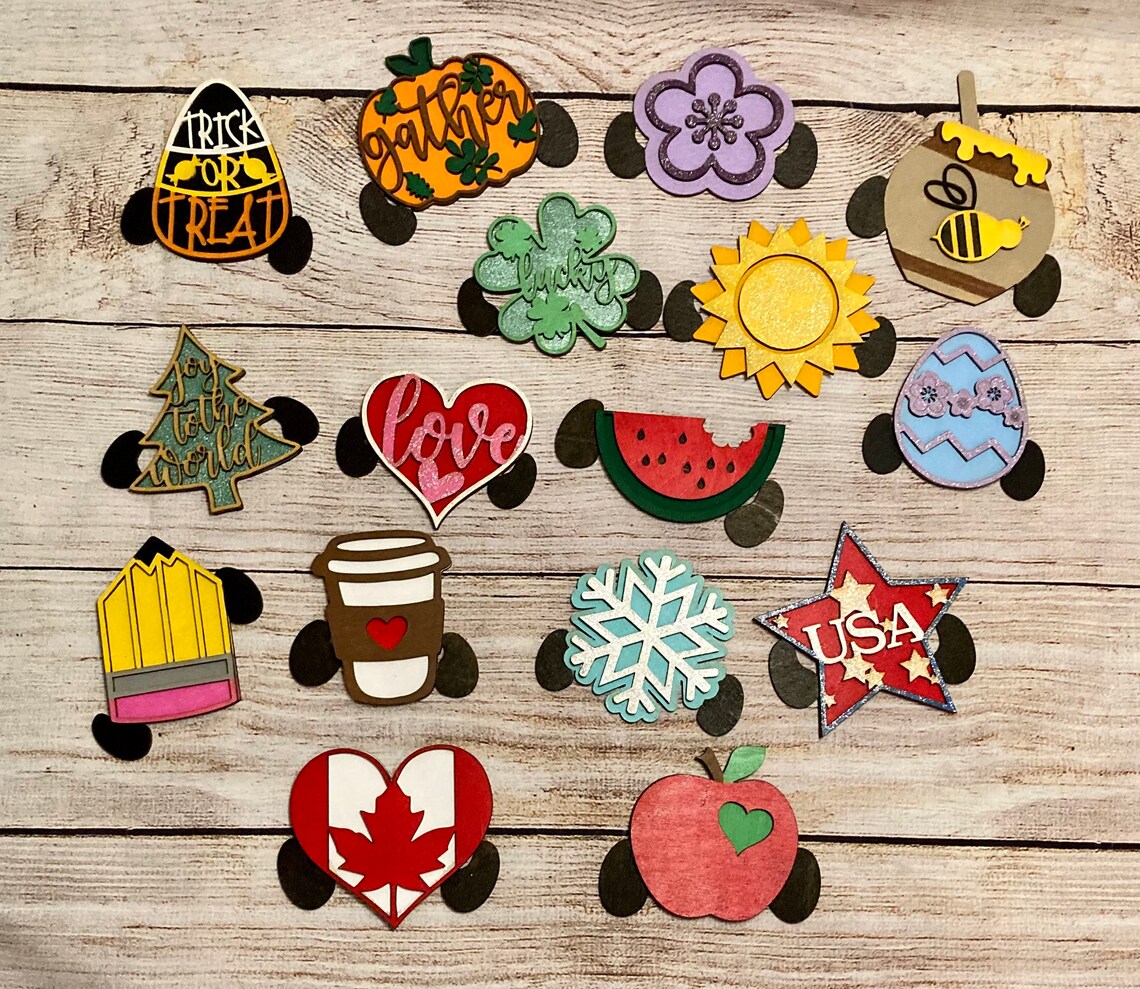 Two-layered Individual Swappable Pieces for Interchangeable - Etsy