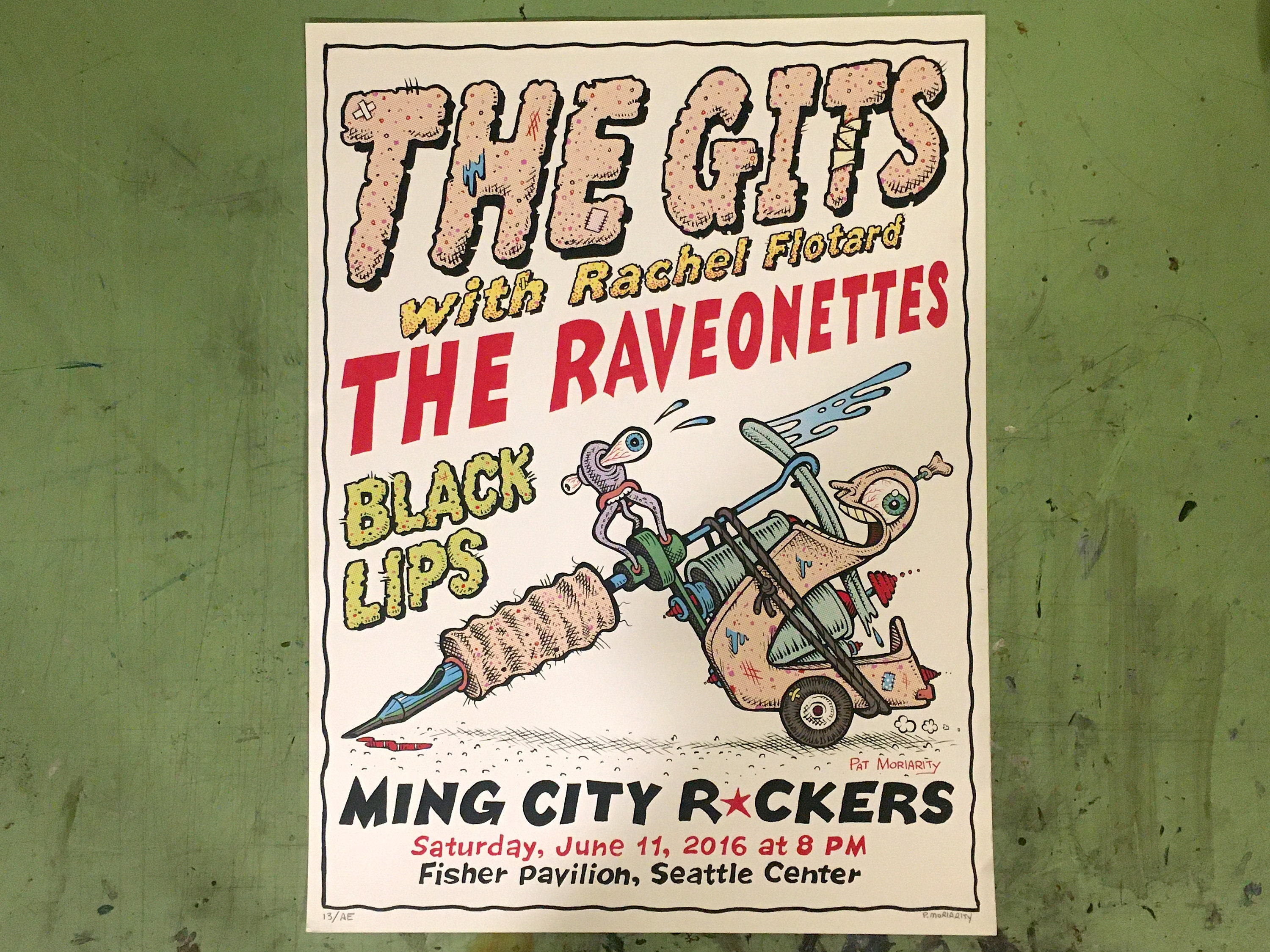 The Gits, the Raveonettes, Black Lips Poster - Etsy