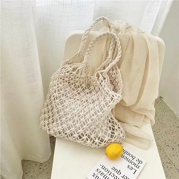 Crochet French Market Bag - Etsy