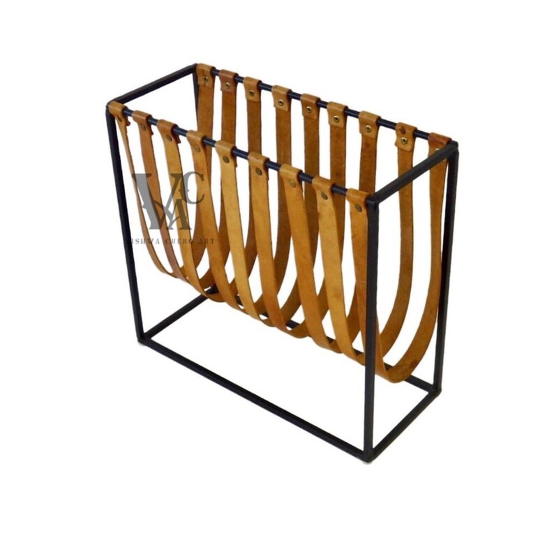 Sling Leather Belts Magazine Rack Leather Magazine Holder - Etsy