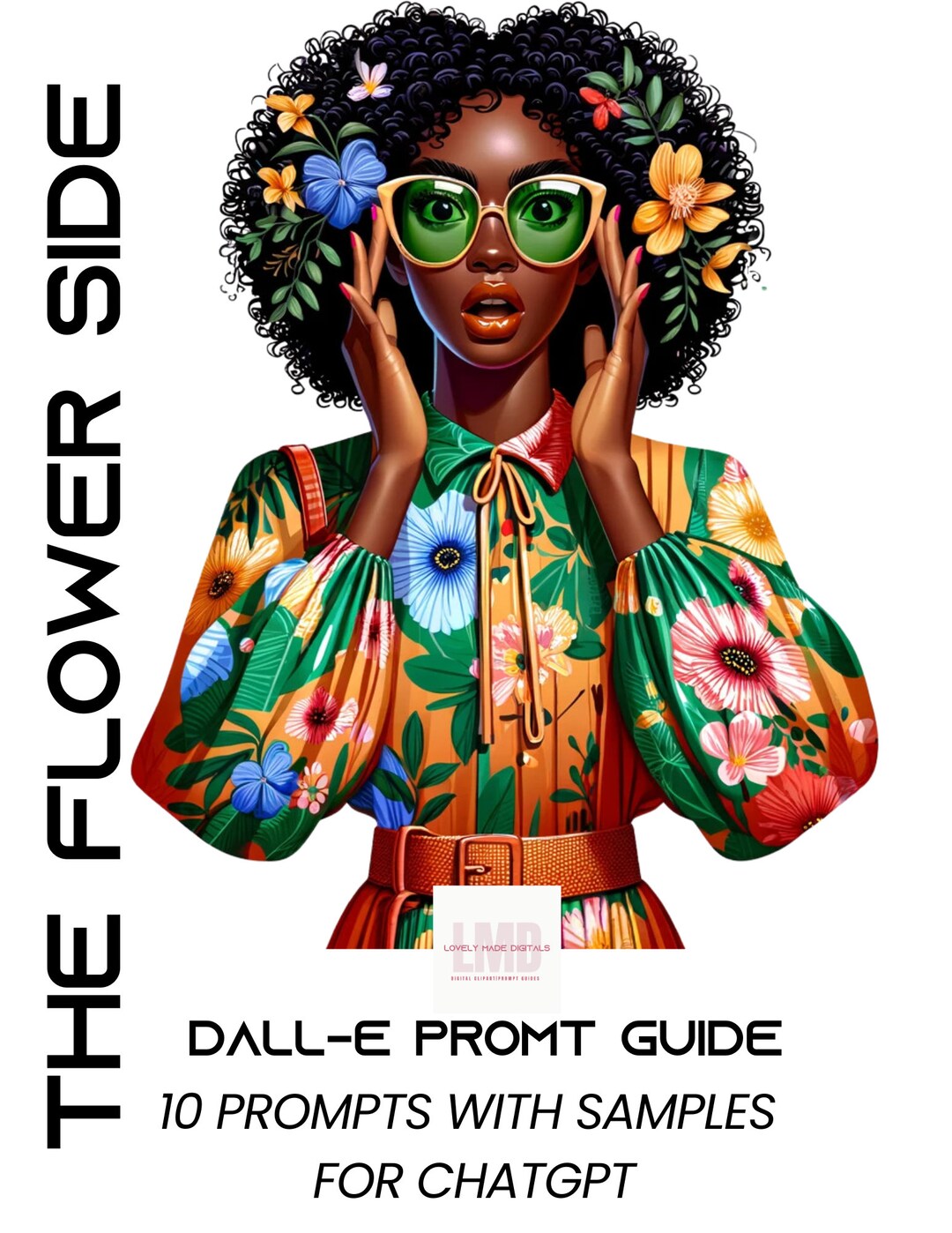 The Flower Side|prompt Guide|dall-e|gpt Prompt|digital Art|clip Art - Etsy