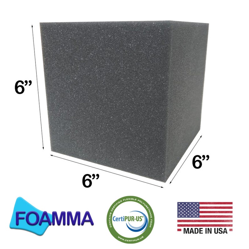 6” X 6” X 6” Foam Pit Cubes, Blocks for Gymnastics, Freerunning and ...