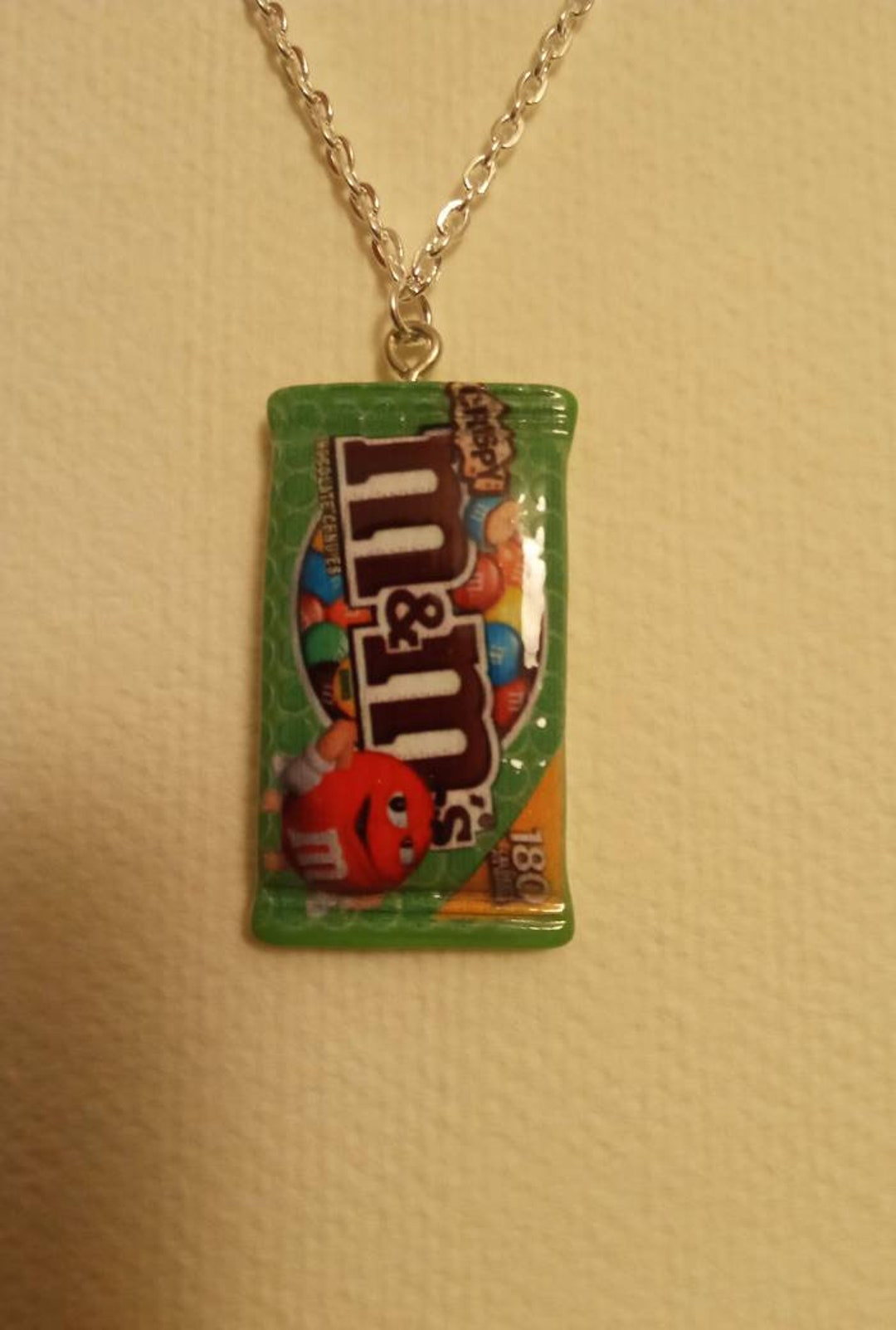 Crispy M&M Chocolate Necklace - Etsy