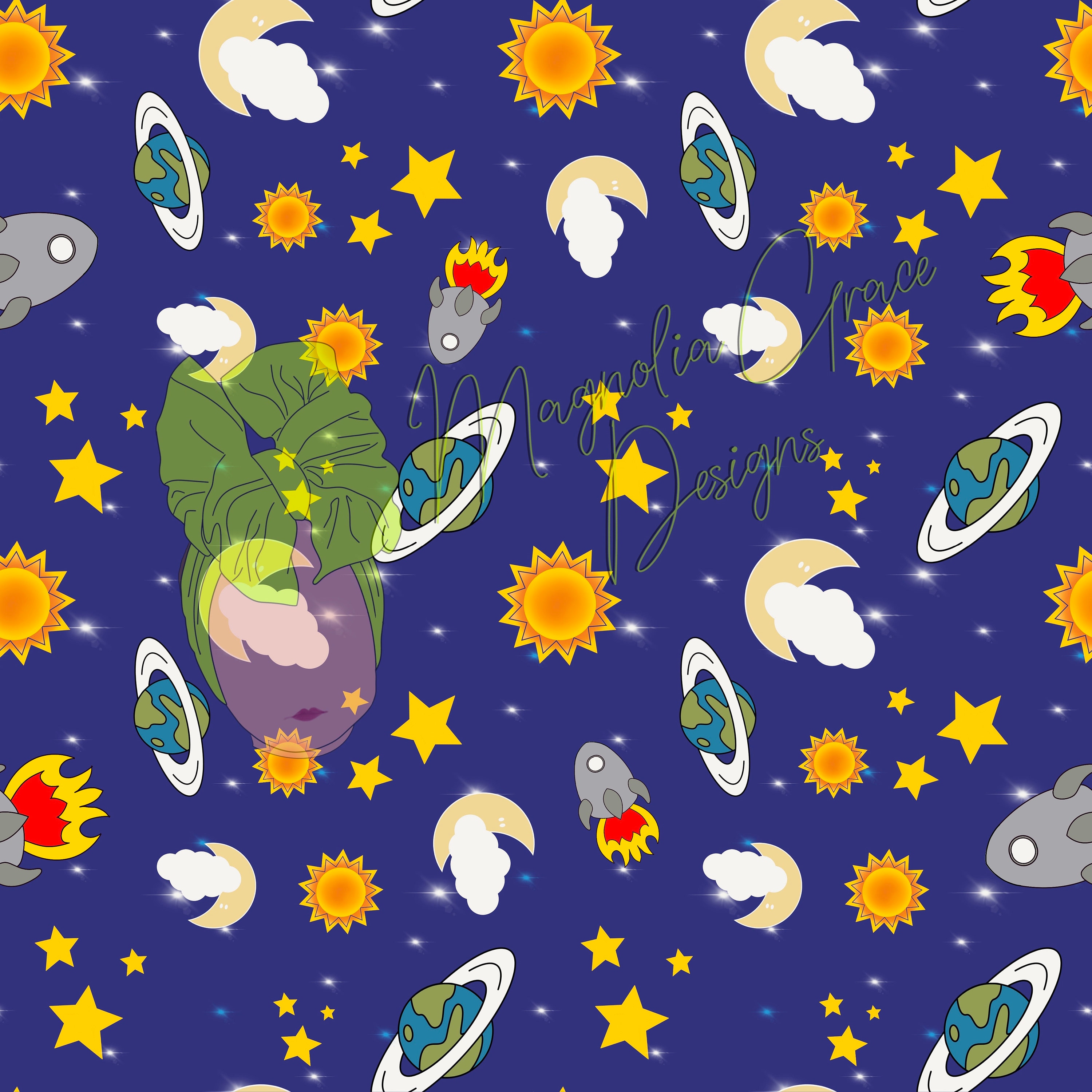 Miss Frizzle Seamless File - Etsy