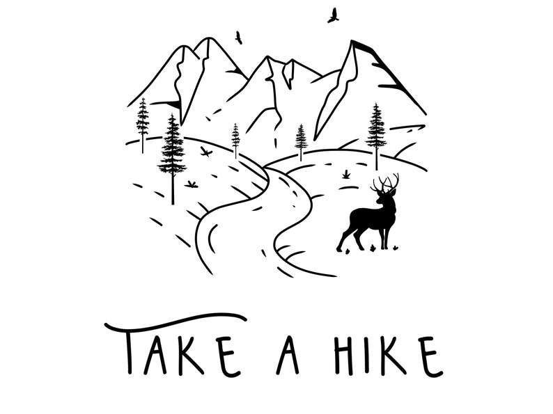 Take a Hike SVG & PNG Bundle | Etsy