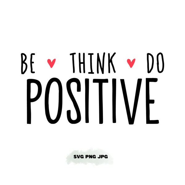 Think Positive - Etsy