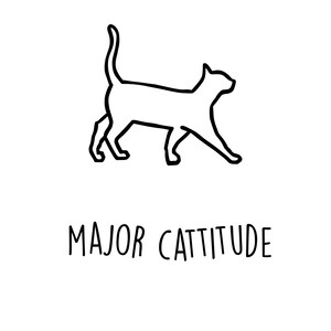 Major Cattitude SVG JPG PNG Bundle - Etsy