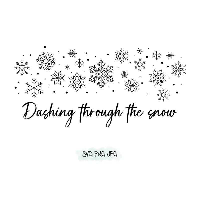 Falling Snow Svg - Etsy