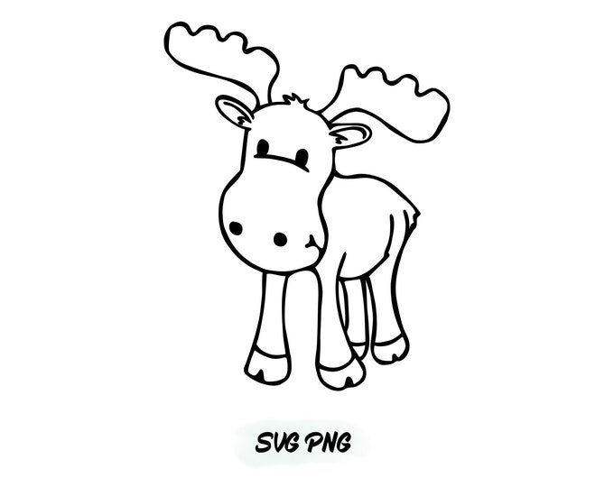 Moose Svg - Etsy